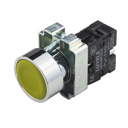 Momentary Yellow Push Button Switch - automatic switches
